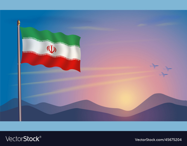 Free: iran flag in the morning sun - nohat.cc