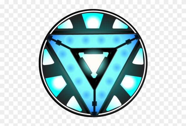 Iron Man 3 Arc Reactor Symbol Iron Man Triangle Arc Reactor Gold