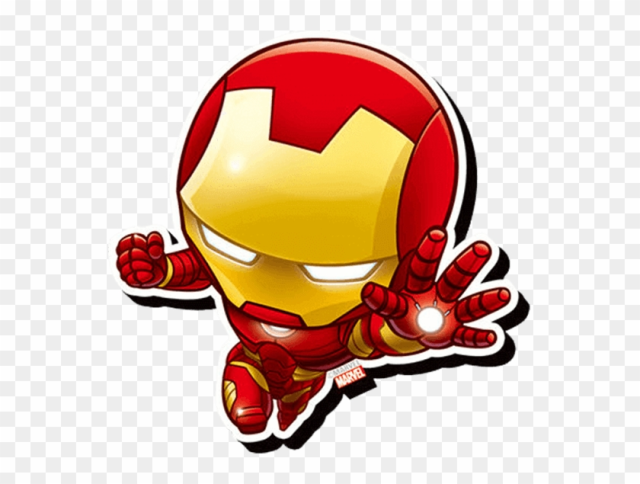 Free: Ironman Clipart Comic Book - Avengers Iron Man Chibi - nohat.cc