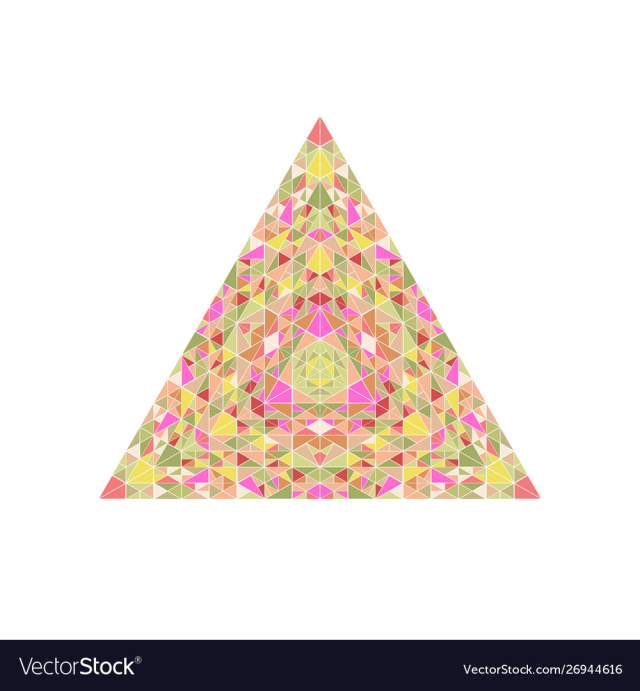 Free: Isolated triangle pyramid symbol - geometric vector image - nohat.cc