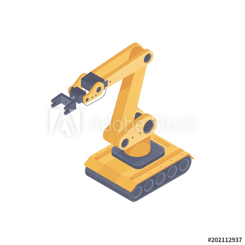 Free: Isometric automated robot arm - nohat.cc