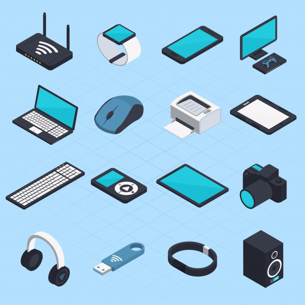 Free: Isometric wireless mobile devices Free Vector - nohat.cc