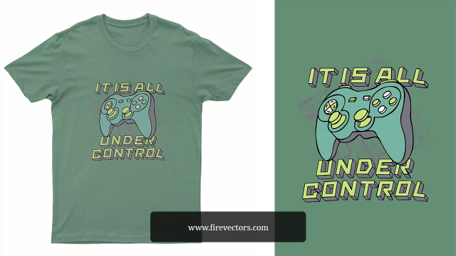 Free: It Is All Under Control T-Shirt Artwork Vector Free Download ...