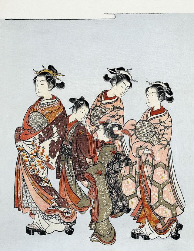 Free: Japanese women (1766) vintage woodblock | Free Photo Illustration ...