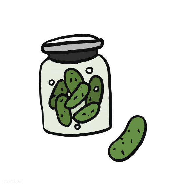 Free: Jar of pickles graphic illustration | Free stock vector - 439667 ...