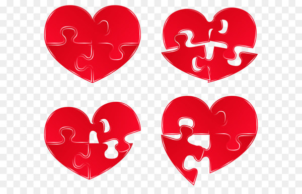Free: Jigsaw puzzle Heart Clip art - Puzzle Hearts PNG Clipart Picture ...
