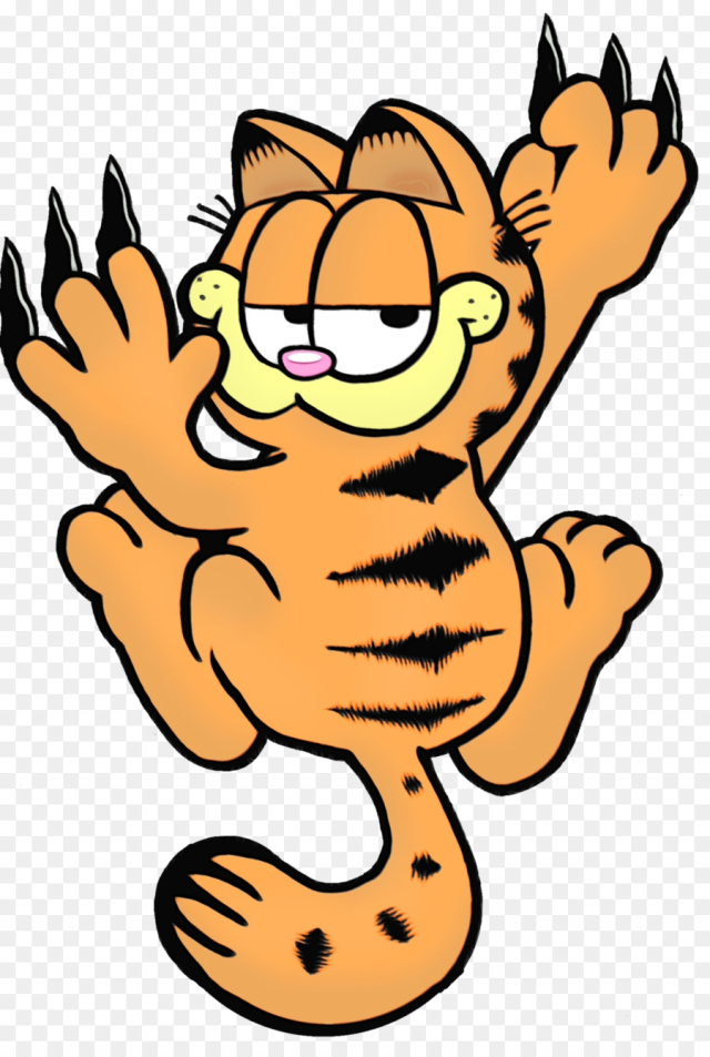 Free: Jim Davis, Garfield And Friends, Odie, Cartoon, Waving Hello PNG ...