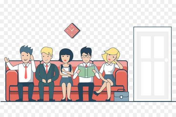 Free: Job interview Telephone interview Vector graphics Recruitment ...