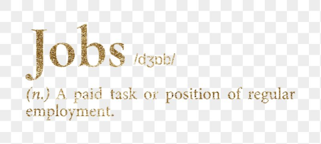 Free: Jobs png dictionary word sticker, | Free PNG - rawpixel - nohat.cc