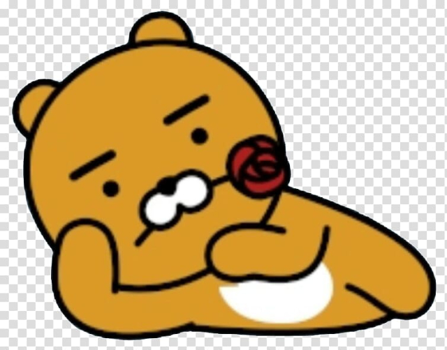 Free: KakaoTalk Kakao Friends Sticker LINE, Ryan transparent background ...