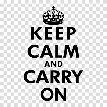Free: Keep Calm And Carry On Clipart Png Images - nohat.cc