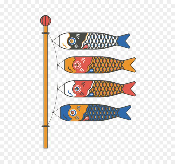 Free: Koinobori Japan Illustration Vector graphics - fish flag - nohat.cc