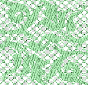 Free: Lace patterns, green abstract art transparent background PNG ...