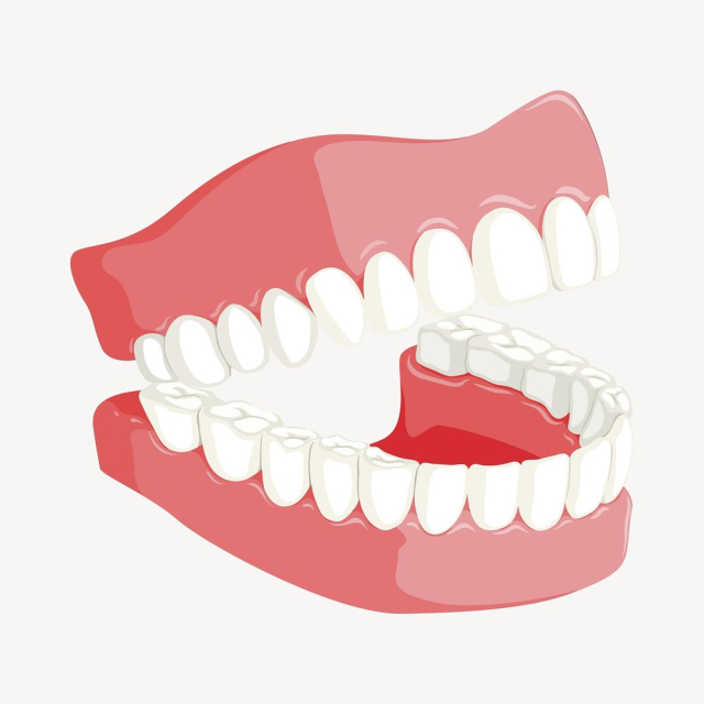 Free: Laughing teeth clipart, illustration vector. | Free Vector ...