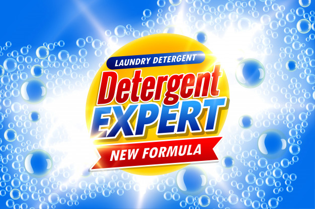 Free: Laundry detergent packaging for detergent expert Free Vector ...