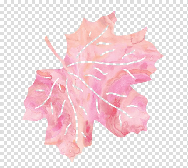 Free: Leaf Pink Petal, Pink leaves transparent background PNG clipart ...