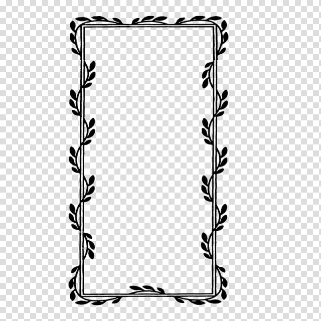 Free: Leaf Rectangle Square, Leaf frame transparent background PNG ...