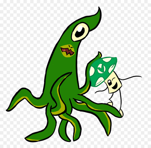 Free: Leaf Tree frog Line art Clip art - squid - nohat.cc