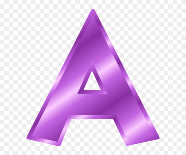 Free: Letter A Clipart Purple - Alphabet Letters Clip Art - nohat.cc