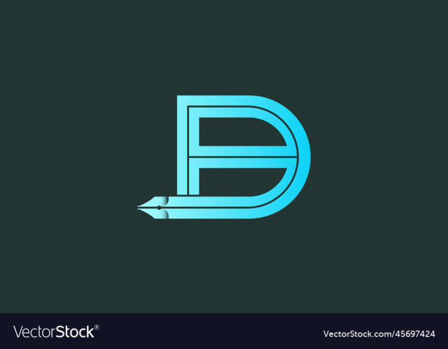 Free: letter bd and pen logo design - nohat.cc