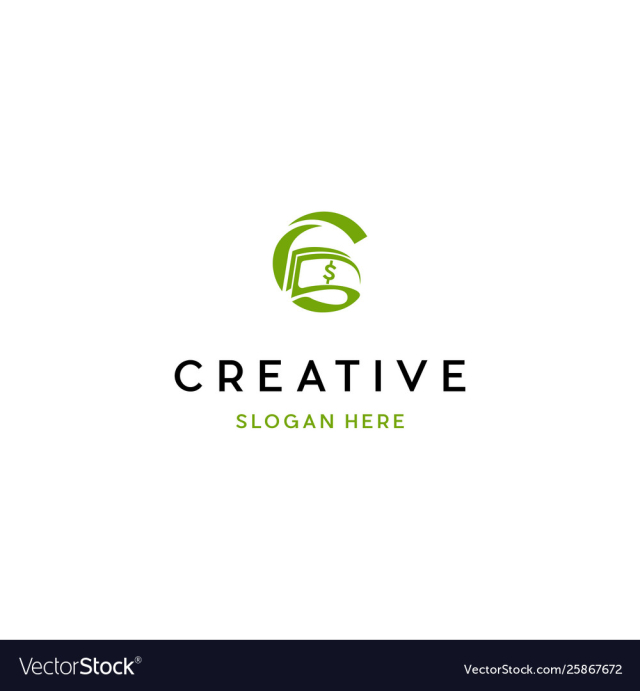 Free: Letter g cash creative logo design vector image - nohat.cc