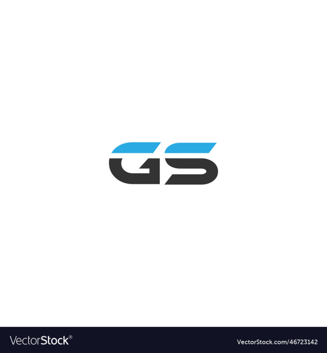 Free: letter gs logo design template - nohat.cc