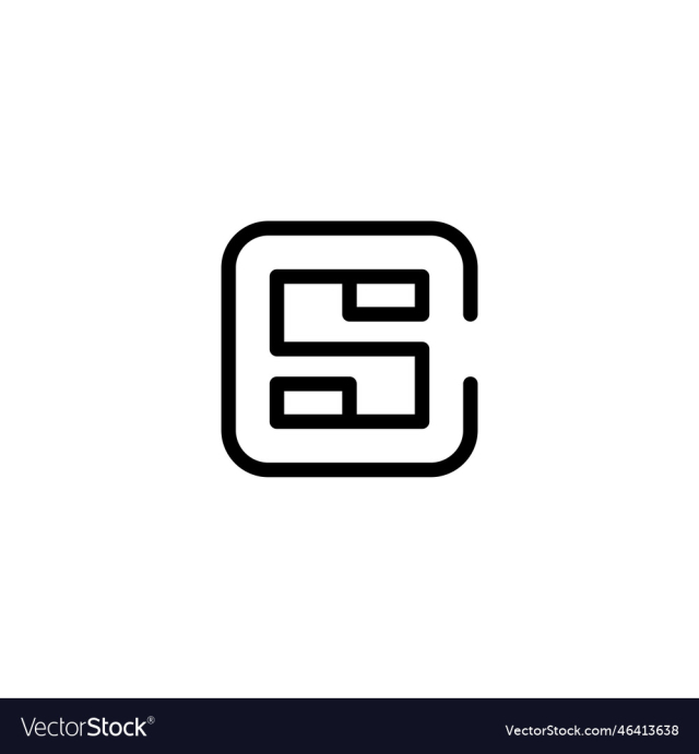 Free: letter s c logo design creative minimal - nohat.cc