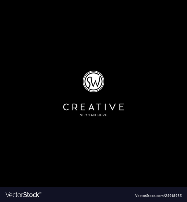 Free: Letter sw creative business logo design vector image - nohat.cc