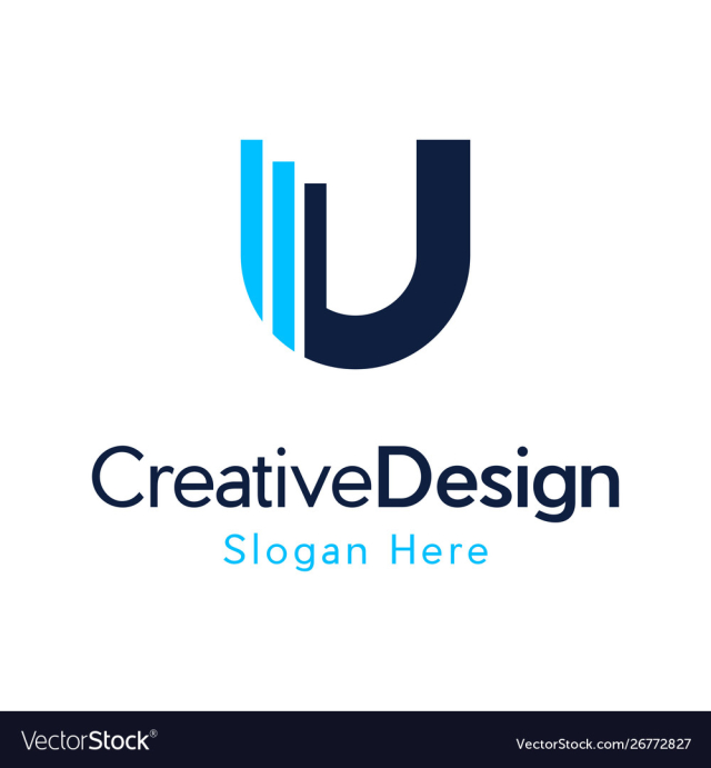 Free: Letter u building agency creative business logo vector image ...
