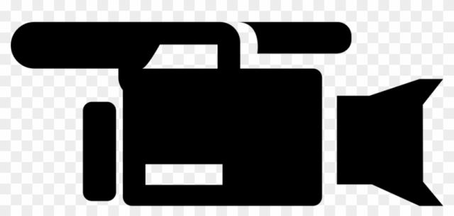 Free: Library Black And White Huge Transparent - Video Camera Logo Png ...