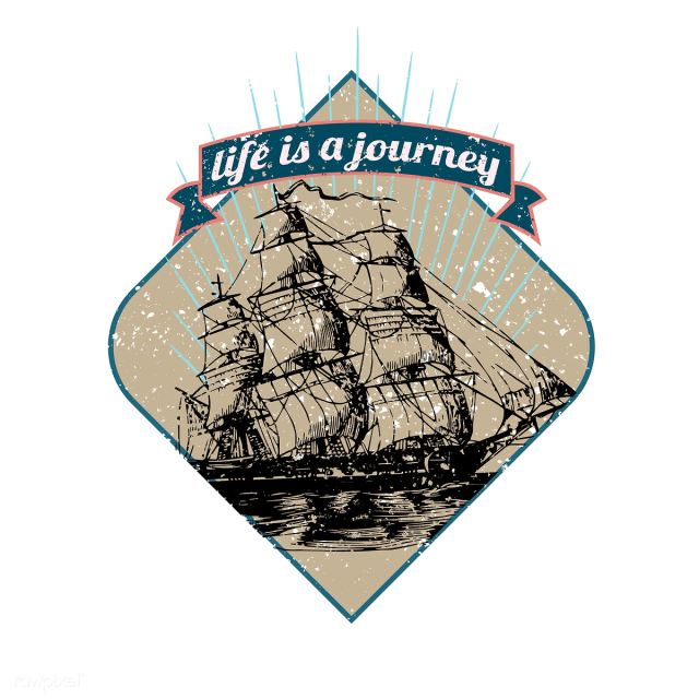 Free: Life is a journey illustration | Free stock vector - 563004 ...