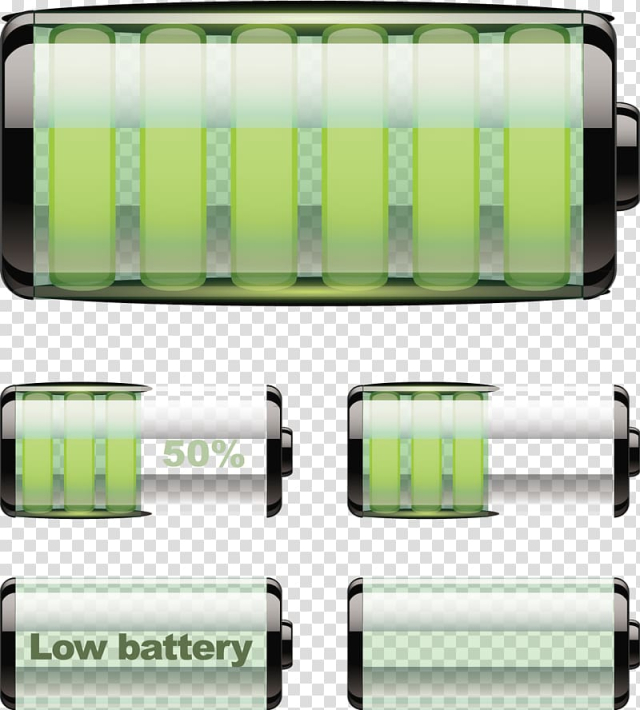 Free: Light Green Cylinder, environmental Electric Battery transparent ...