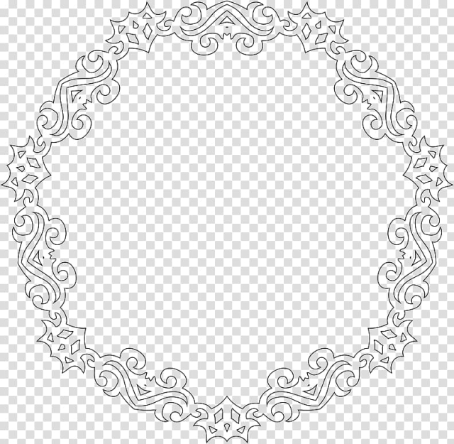 Free: Line art Decorative arts Frames , line frame transparent ...