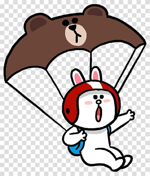 Free: Line Friends Desktop Love , LINE CONY transparent background PNG ...