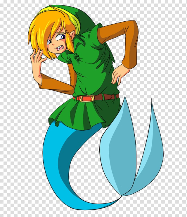 Free: Link The Legend of Zelda: Breath of the Wild Mermaid Suit Merman ...