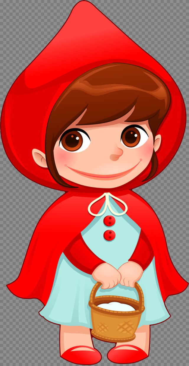 Free: Little Red Riding Hood Transparent Background PNG - nohat.cc