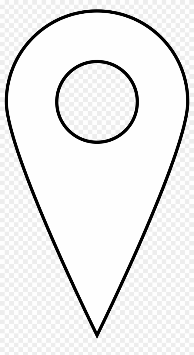 Free: Location Clip Art With Images Medium Size - Map Pin Icon White ...