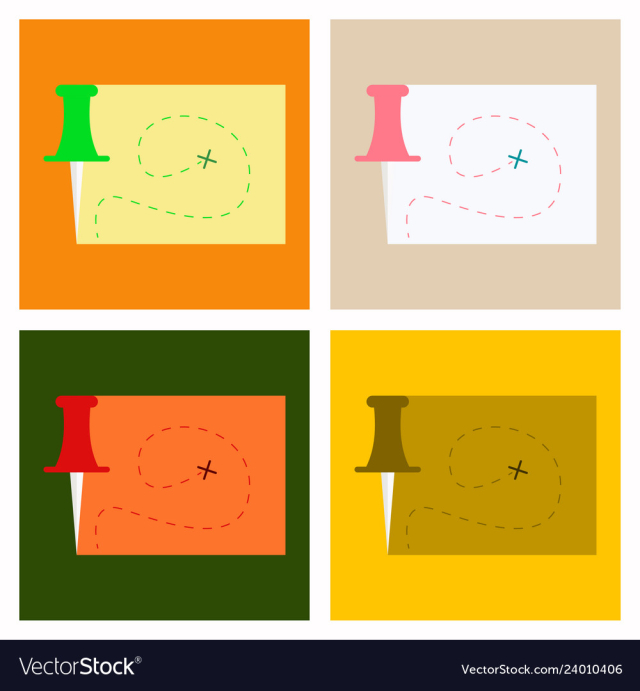 Free: Location map flat design icon vector image - nohat.cc