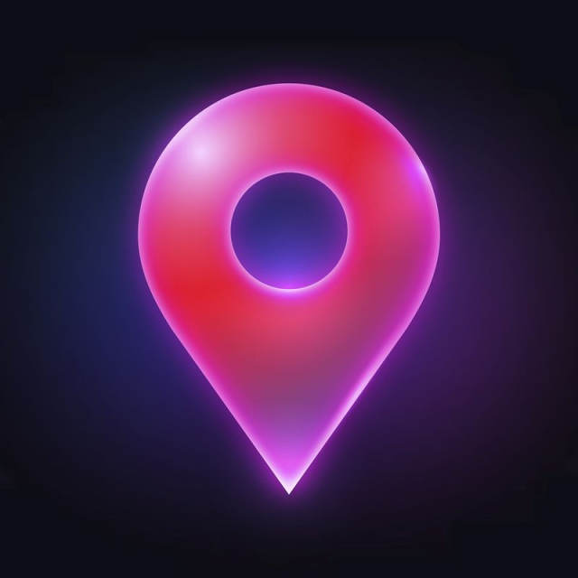 Free: Location pin icon, neon glow | Free Icons - rawpixel - nohat.cc