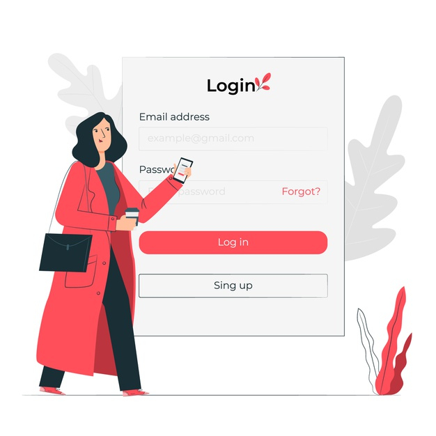 Free: Login concept illustration Free Vector - nohat.cc