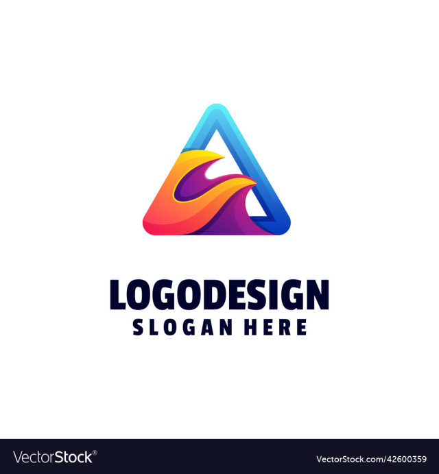 Free: logo triangle waves gradient - nohat.cc