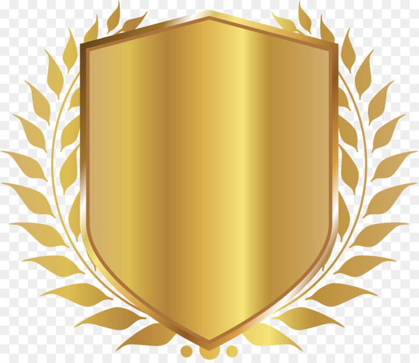 Free: Logo Wedding Price Service - Golden Shield Badge - nohat.cc