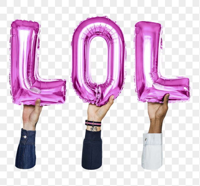 Free: LOL word png, letter foil | Free PNG - rawpixel - nohat.cc