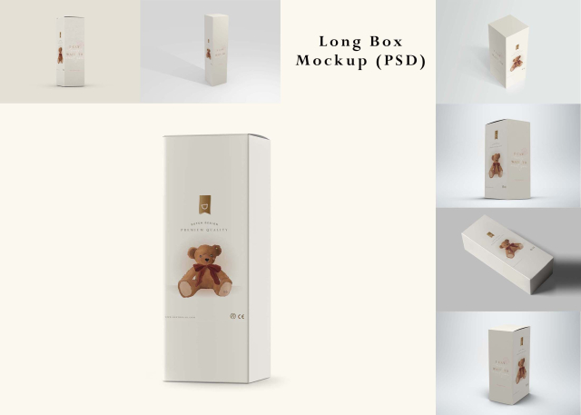 Free: Long Box Mockup (PSD) - nohat.cc