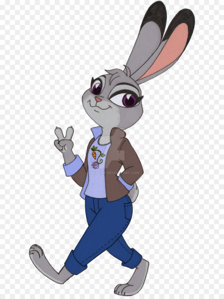 Free: Lt. Judy Hopps Rabbit Bonnie Hopps Easter Bunny Art - rabbit ...