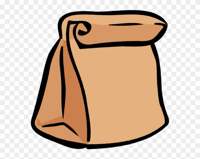 Free Lunch Clipart Brown Paper Bag Cartoon nohat.cc