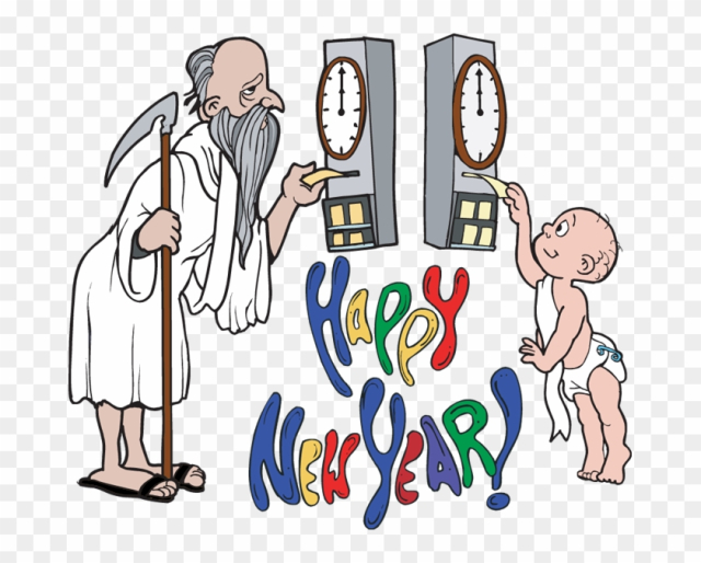 Free: Majestic Father Time Clip Art Clipart Collection Happy - Father ...