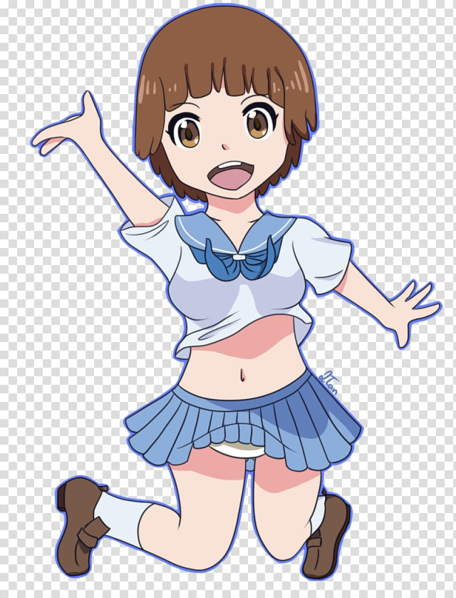 Free: Mako Mankanshoku Drawing Anime, Anime transparent background PNG ...