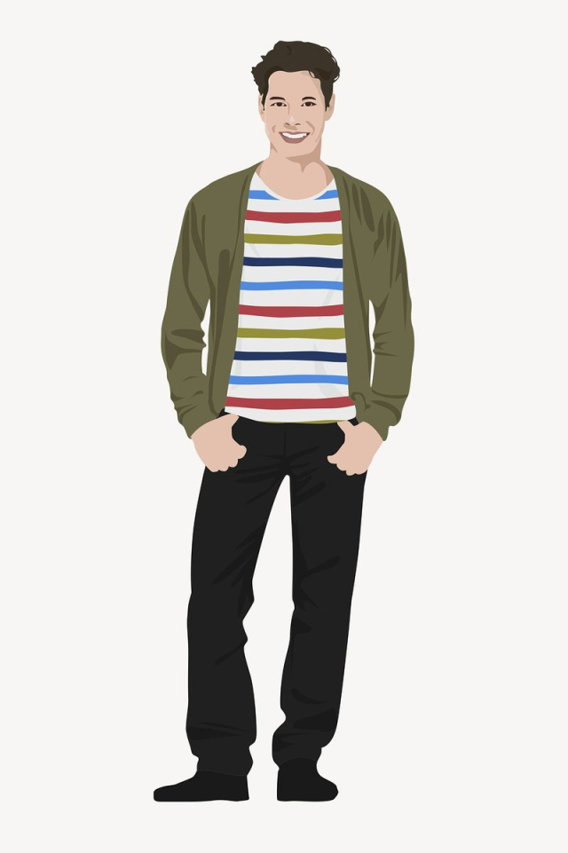 Free: Man character, full body length | Free Vector - rawpixel - nohat.cc