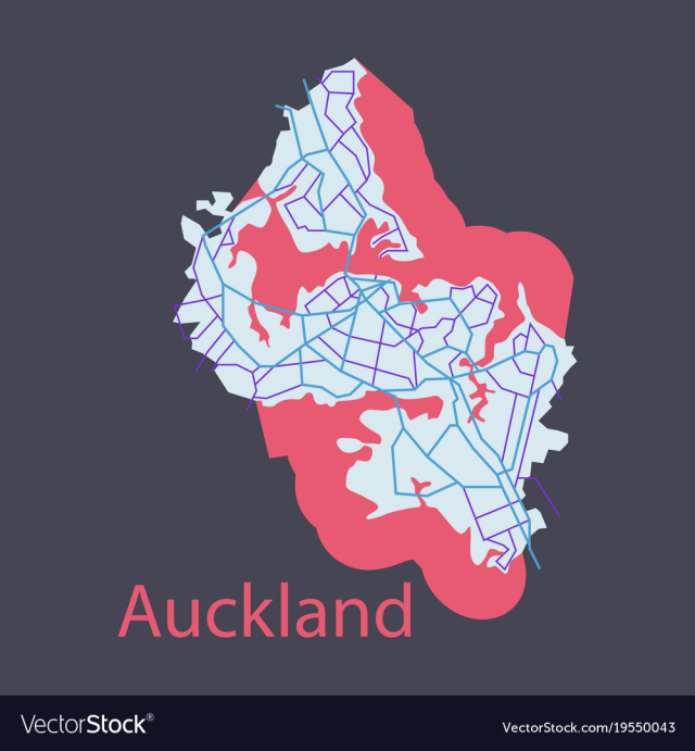 Free: Map - auckland new zealand - flat vector image - nohat.cc